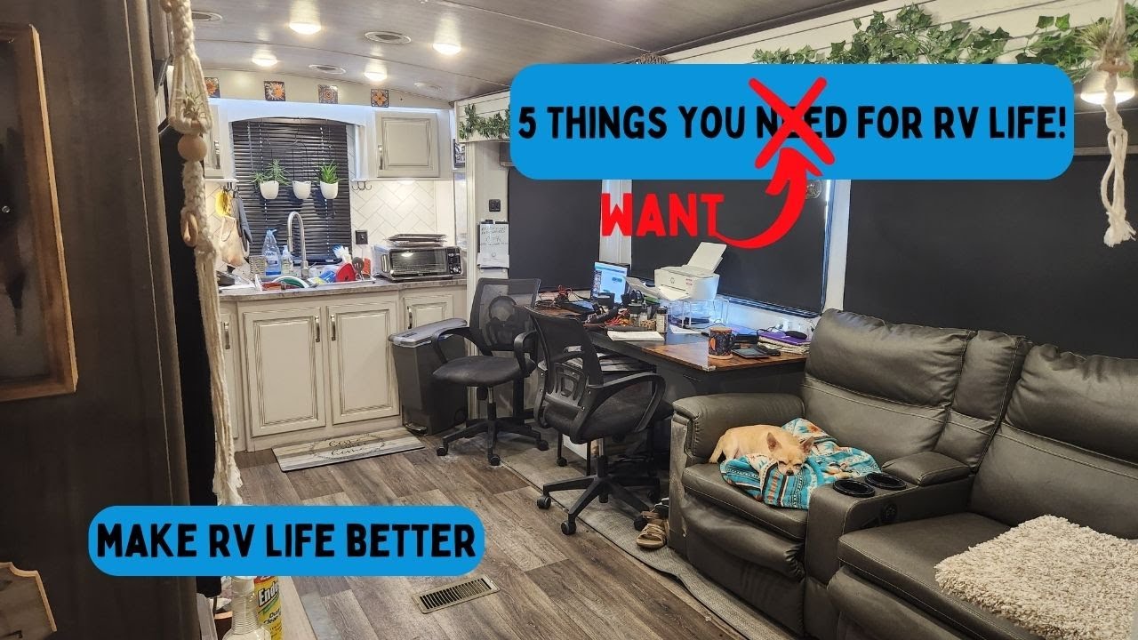 Full-Time RV Lifestyle: 5 Items To Make RV Life Easier! - YouTube