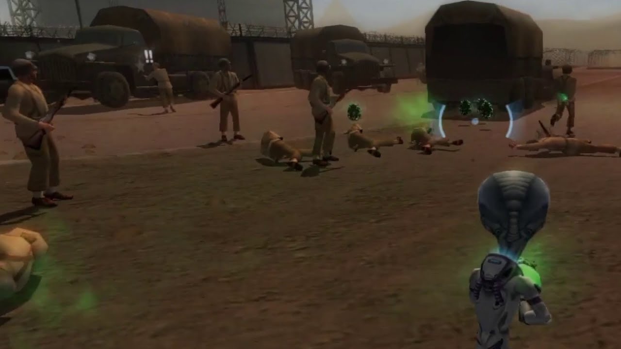 Destroy All Humans! (Original) Area 42 Chaos & Destruction - YouTube