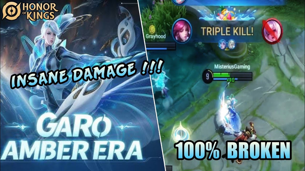 INSANE DAMAGE !!! Garo Honor of Kings (HOK) best item item & gameplay ...