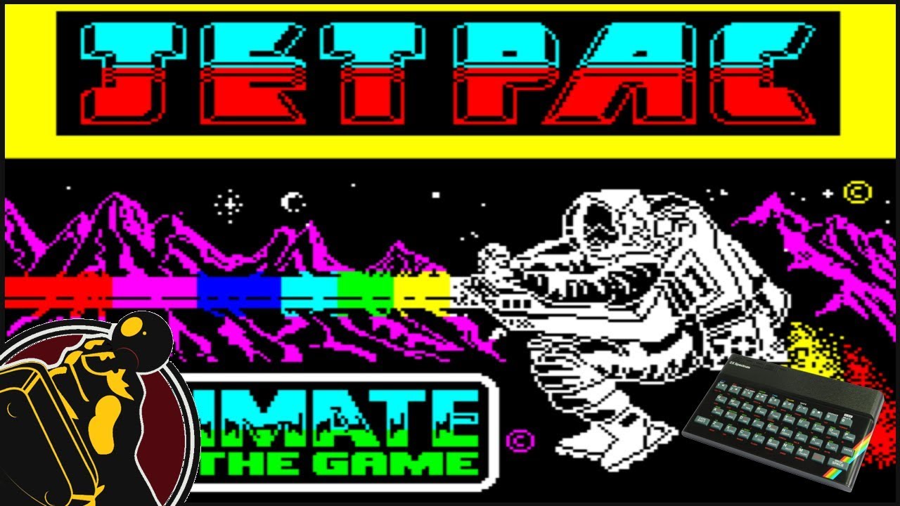 Jet Pac (Sinclair ZX Spectrum) | Schaffe, schaffe, Raumschiff baue ...