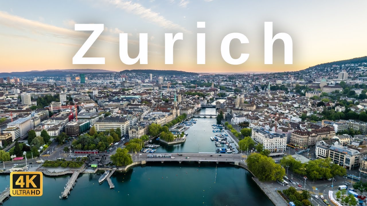 Zurich, Switzerland 🇨🇭 in 4k - Zurich cityscape - YouTube