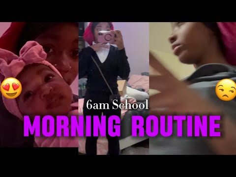 School morning routine with newborn as a teen mom | lashellmariee 