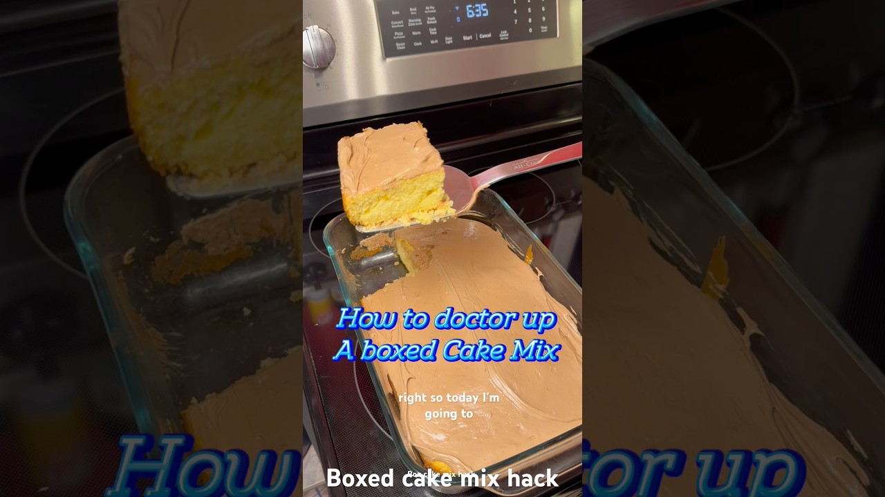 How to doctor up a boxed Cake Mix. #cake #cakerecipe #cakehack #recipe ...