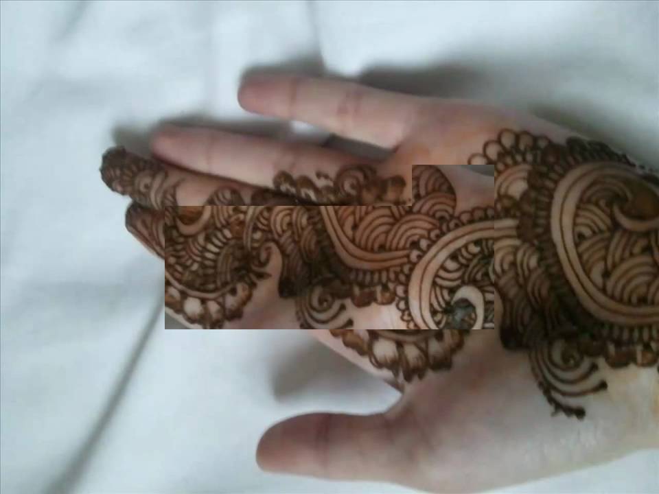 full arm henna design ! - YouTube