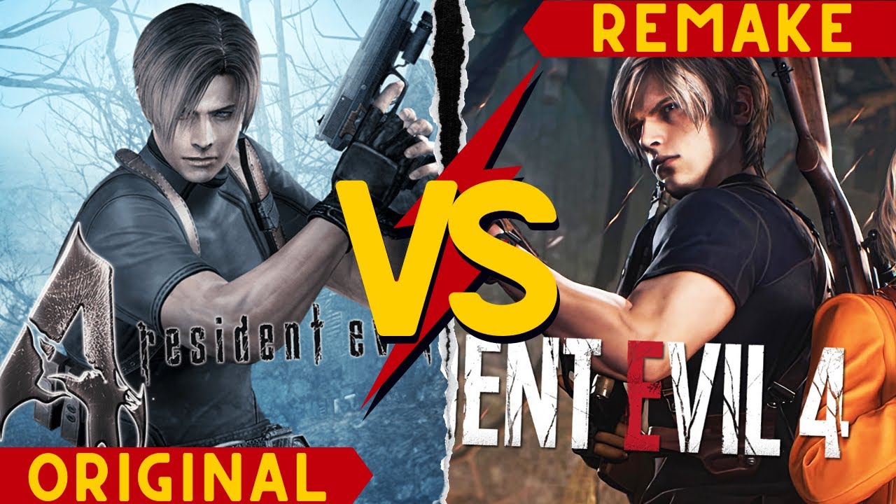 Quick Comparison - Resident Evil 4 Original VS Remake - YouTube