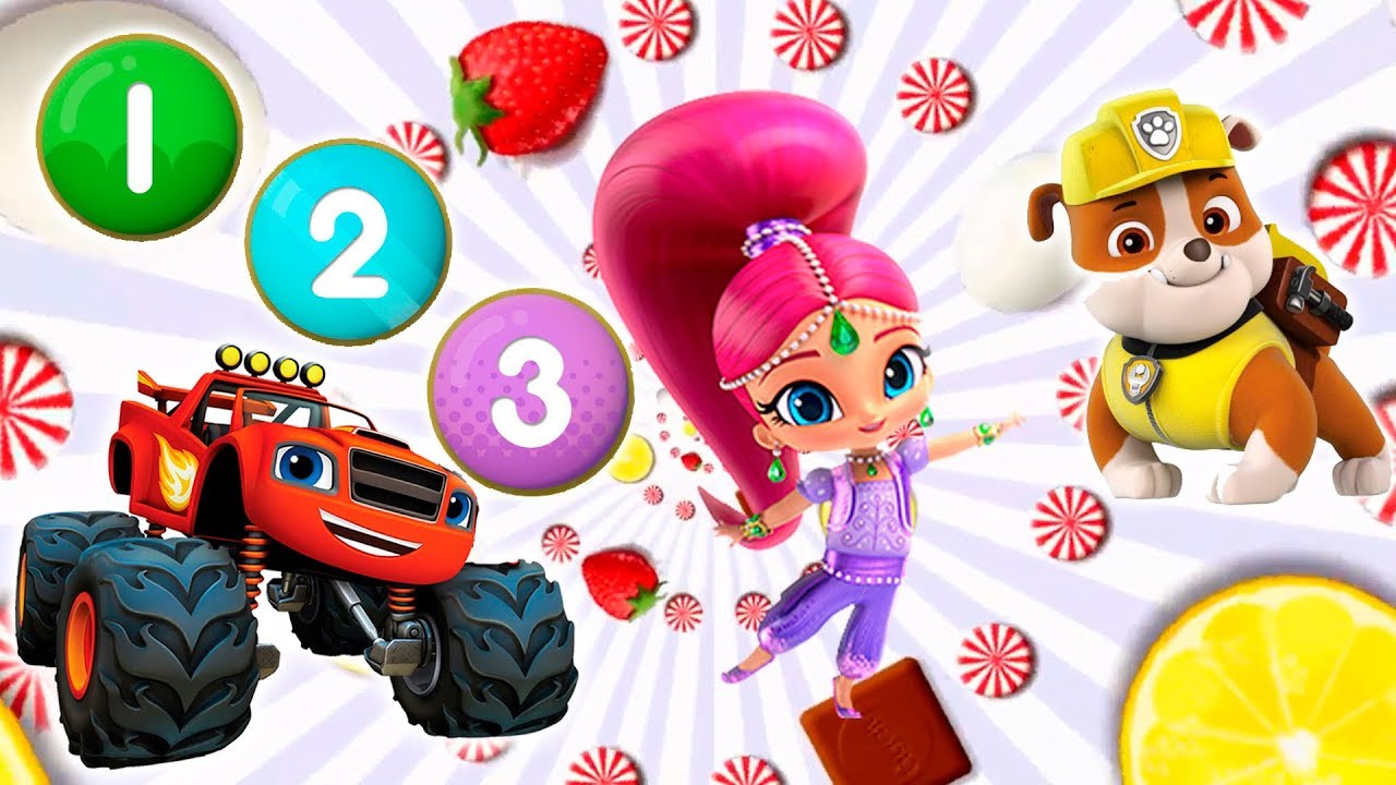 Shimmer and Shine, PAW Patrol Numbers Tiggly Chef Preschool Math ...