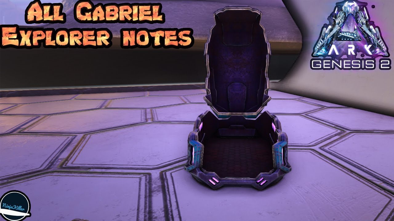Ark: All 30 Gabriel explorer notes on Genesis Part 2 in Ark Survival ...