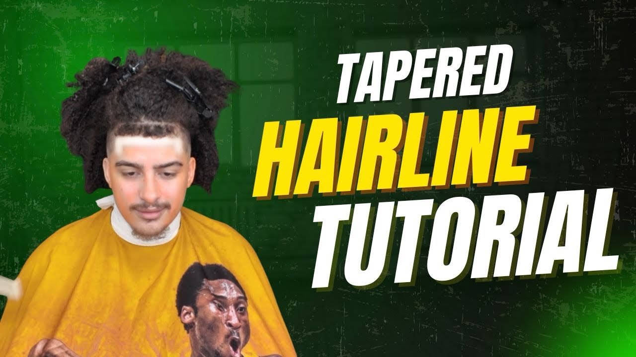 How to do a tapered hairline - YouTube