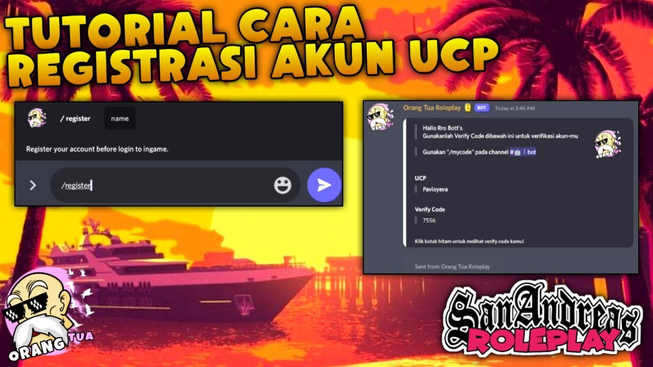 TUTORIAL CARA REGISTRASI AKUN UCP || GTA SAMP INDONESIA - YouTube