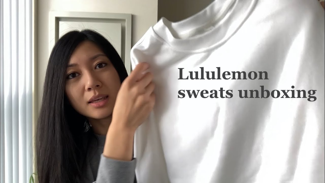 Lululemon sweats unboxing - YouTube