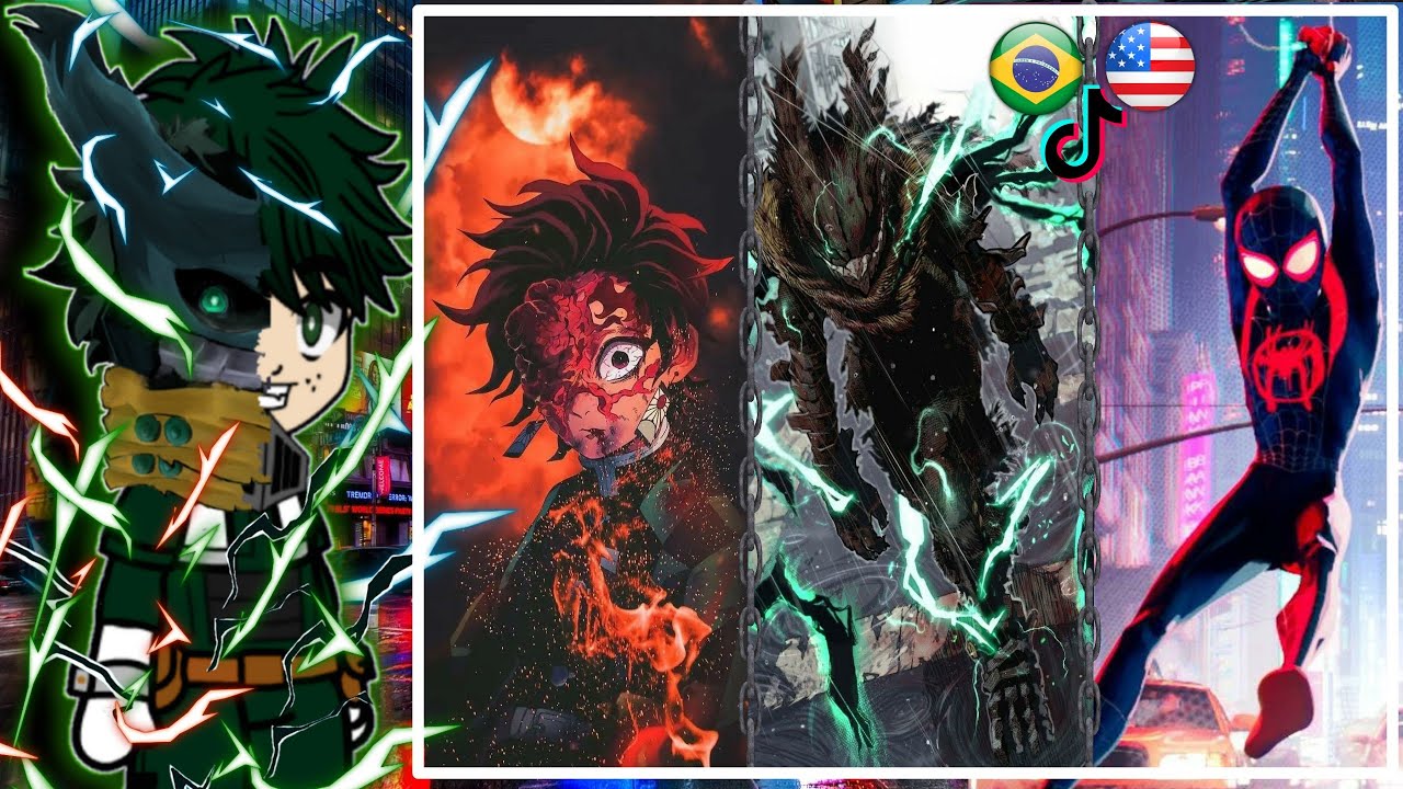 1- A Class React To Tanjiro 🗡️🔥 Miles Morales 🕷️🕸️ Deku Dark ⚡♏ | KNY ...