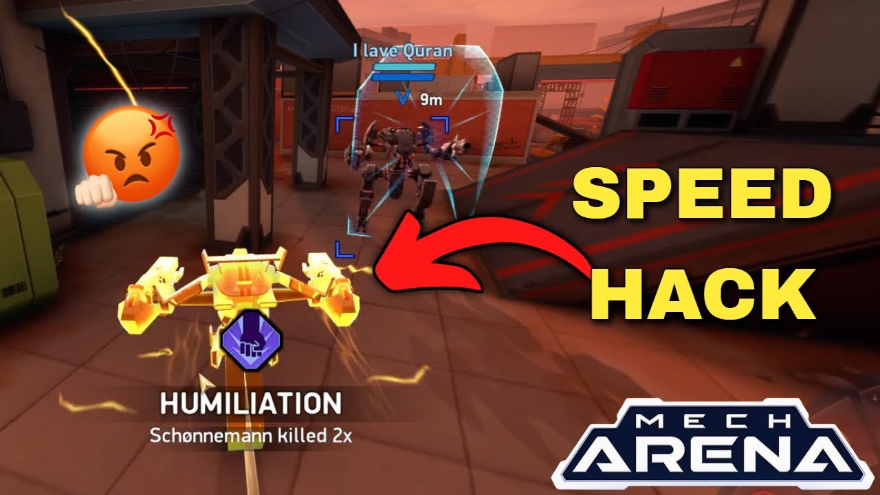He was using Speed hack in tournament | Hacker Spotted😡| Mech Arena ...
