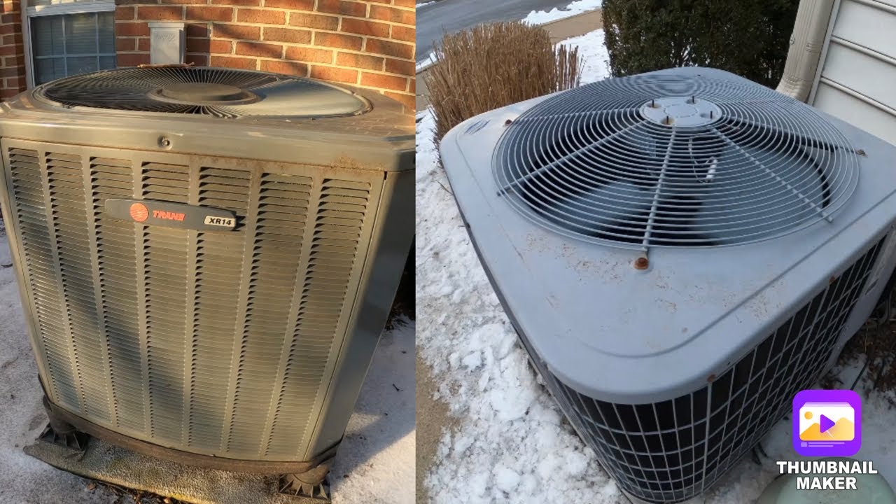 2010 Carrier Comfort Series & 2009 Trane XR14 Heat Pumps Running in ...