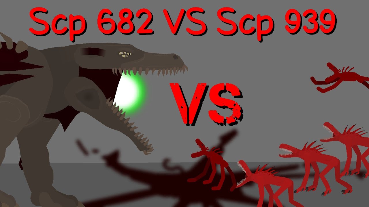 Scp 682 VS Scp 939 - YouTube