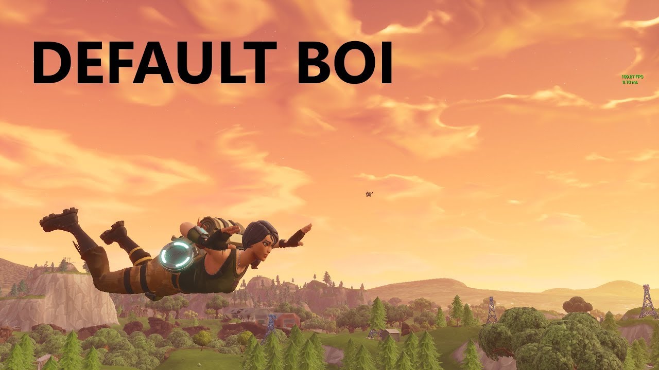 fortnite with funny default - YouTube