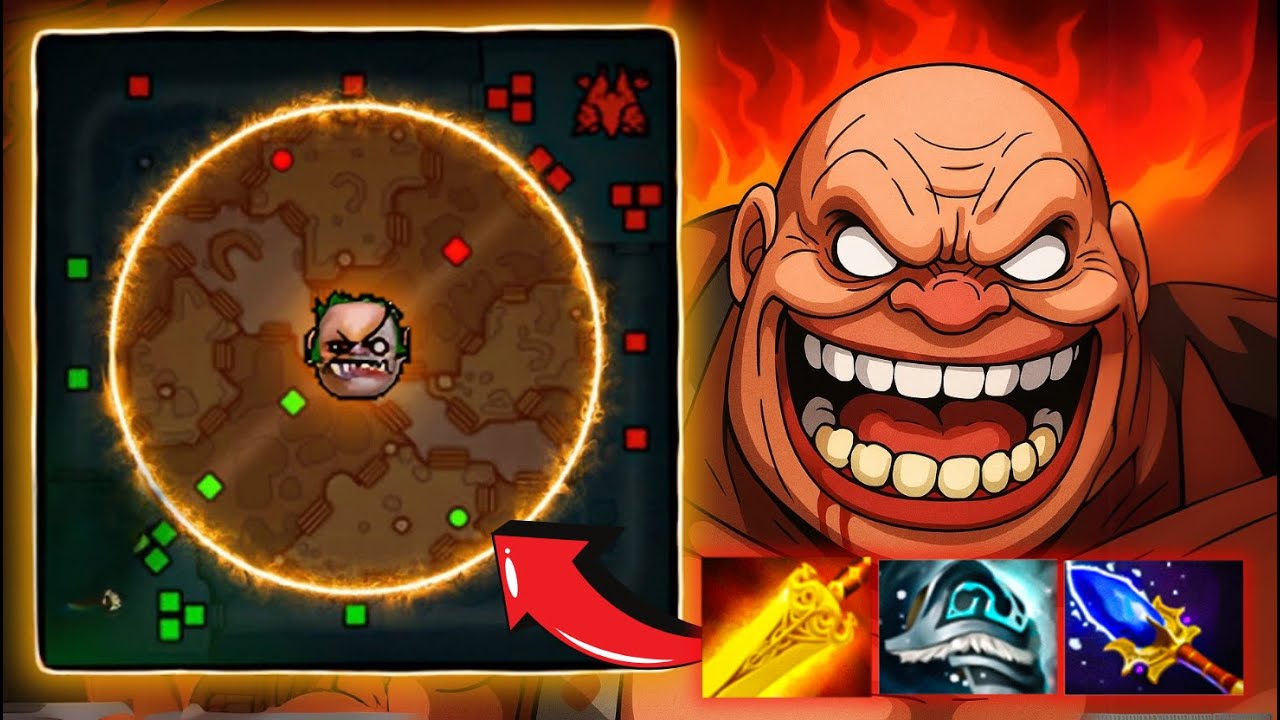 AOE BURN DAMAGE PUDGE IS A FIRESTORM! 🔥🔥🔥 - YouTube