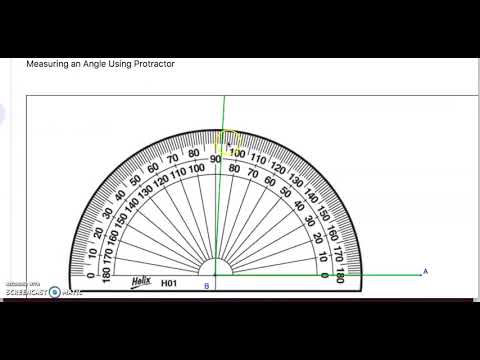 Using a Protractor - YouTube