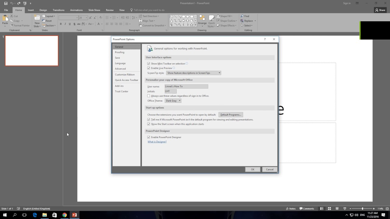 How to Enable Check Grammar with Spelling In PowerPoint 365 - YouTube
