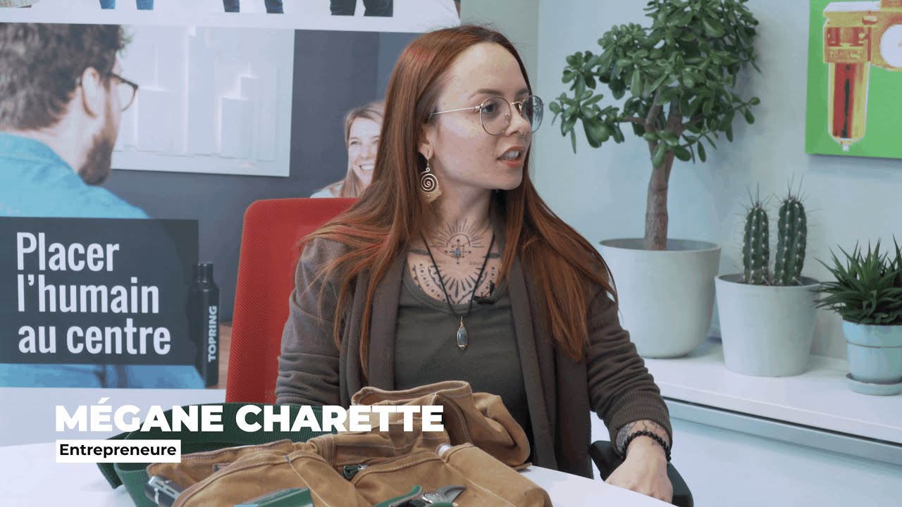 Entrevue avec Mégane Charette, entrepreneure - YouTube
