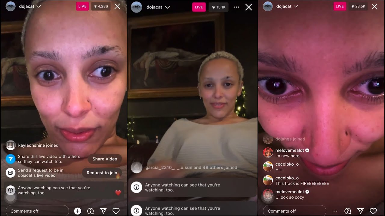Doja Cat - Instagram Live (Dec 22, 2023) - YouTube
