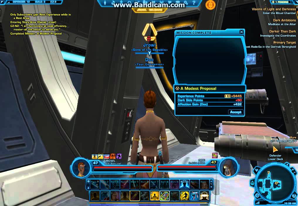 Swtor - married to Doc - YouTube