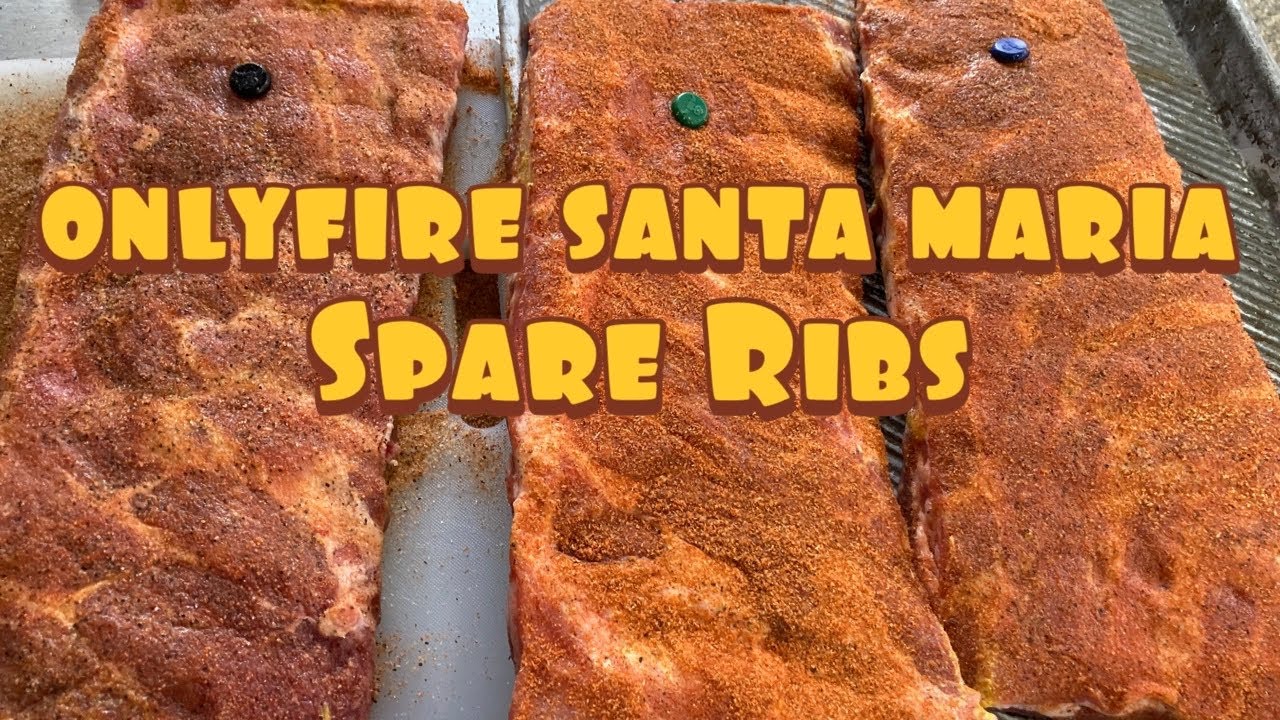 OnlyFire Santa Maria Attachment | Spare Ribs | Weber Kettle - YouTube