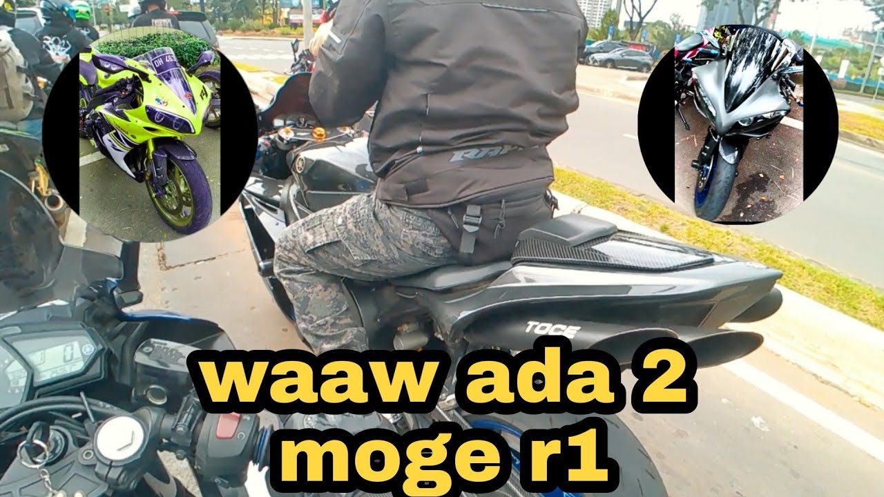 riding moge r1 akang mv ? suara r1 bkin nagiih !! - YouTube