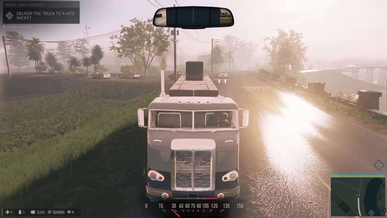 Mafia III Steal The Semi Truck (Single-Handed) - YouTube