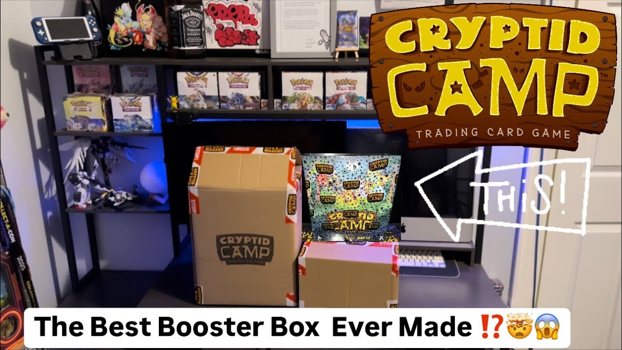 Cryptid Camp Kickstarter Booster Box Opening!! The Best Booster Box Ever Made? - YouTube