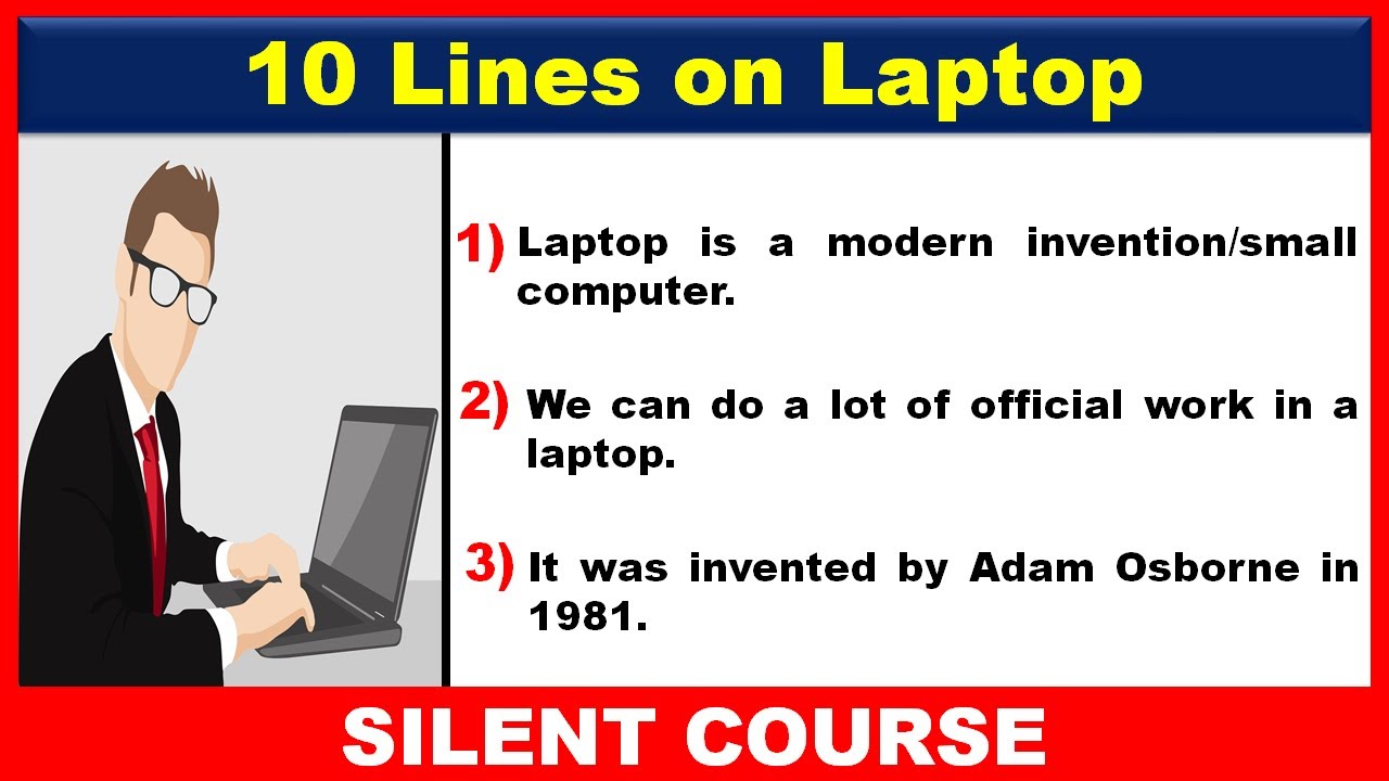 10 Lines on Laptop In English | Few Lines About Laptop | Few Sentences ...