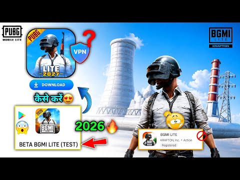😱How To Download Pubg/BGMi Light New Update! 2026 | No H@ckers🤯| BGMi Lite Beta Test!😳 Update 2026 🔥
