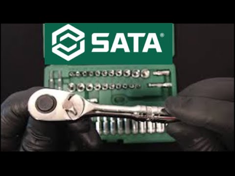 SATA 09007U 43pc Mechanics Hand Tool Set - YouTube