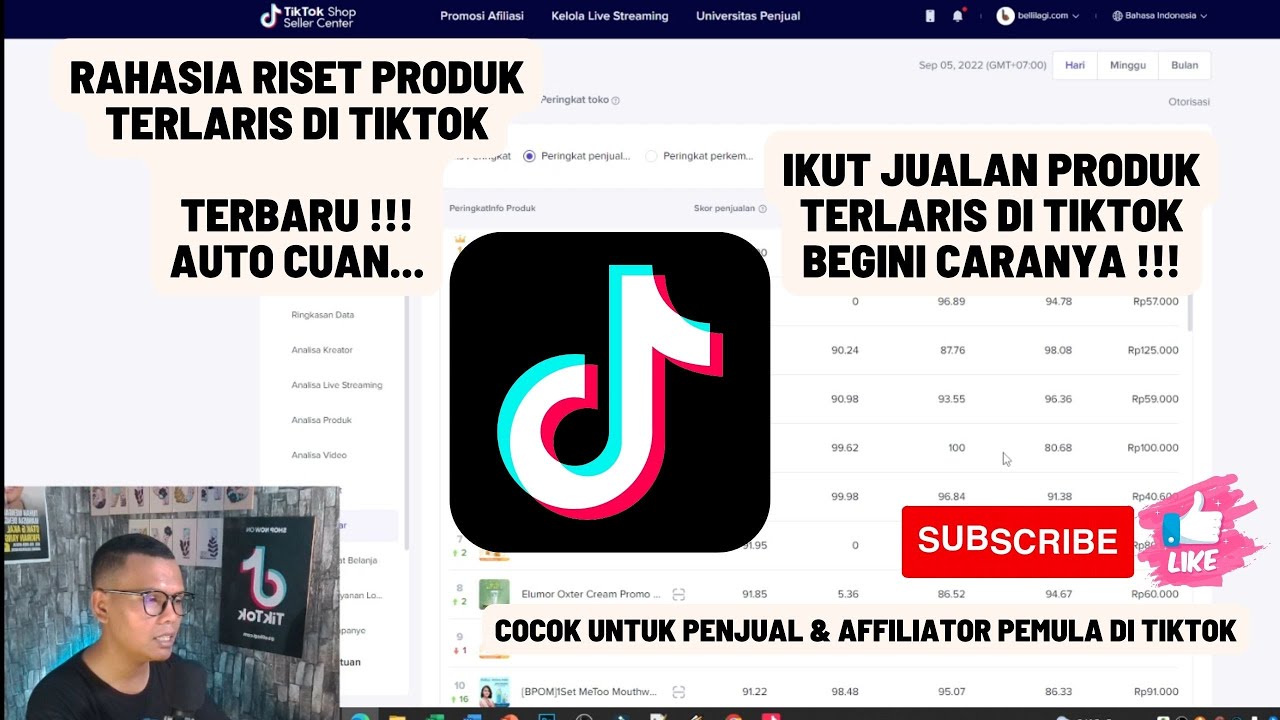 CARA RISET PRODUK TERLARIS DI TIKTOKSHOP #tiktoktutorial - YouTube