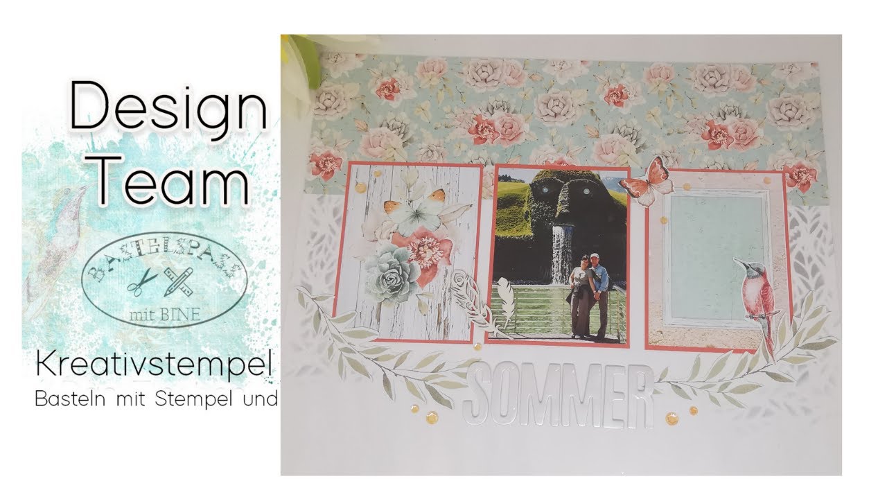 Tutorial: Wie erstelle ich ein Scrapbook Layout / Schritt für Schritt ...