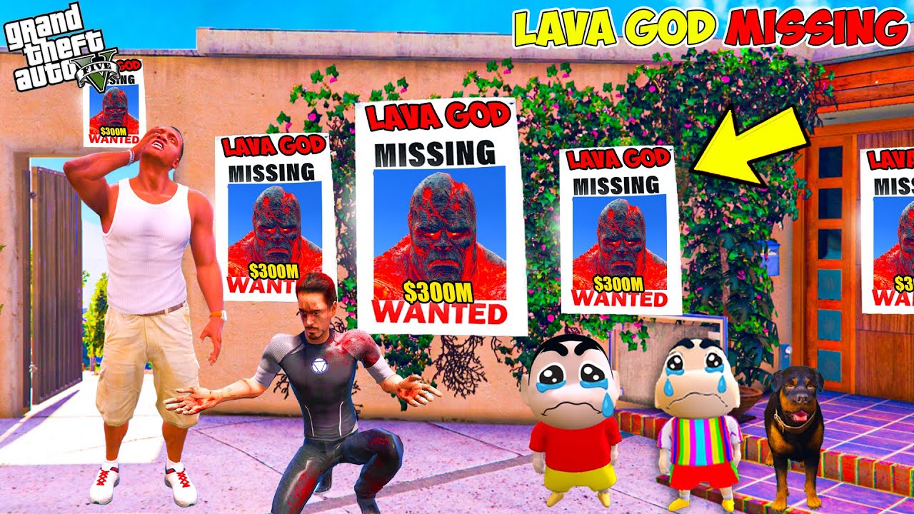 Franklin Try To Find Lost All Father Lava God In GTA 5 ! All Father ...