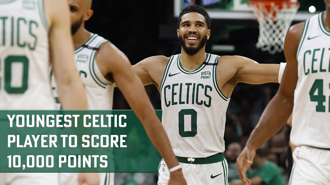 Jayson Tatum Becomes Youngest Celtics' Player To Reach 10K Points | VA ...
