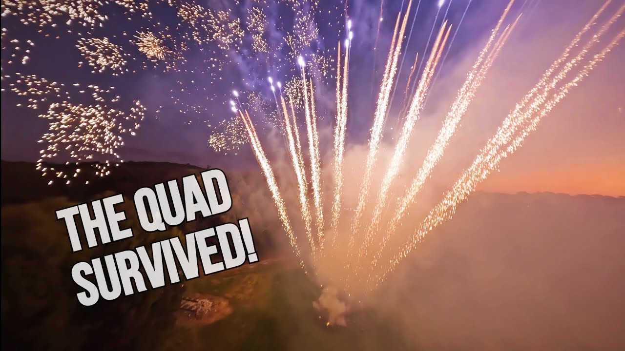 Sunset Drone Flight through Fireworks! 💥 || 4K Cinematic FPV || TBS ...