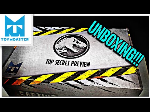 Toymonster International Jurassic  World Top Secret Unboxing!!!