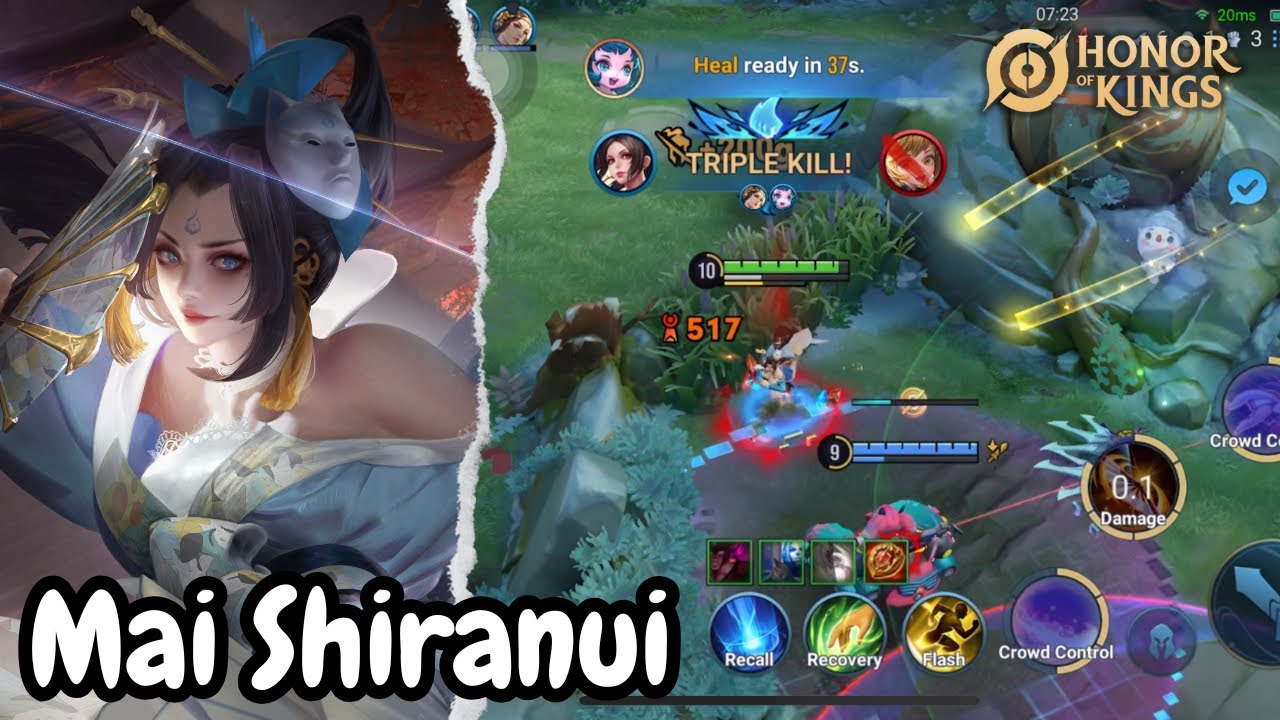 Legendary Moves: Mai Shiranui Honor of Kings Gameplay | HOK - YouTube