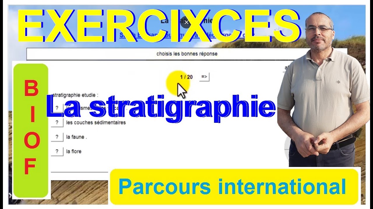 Exercices sur la stratigraphie . - YouTube