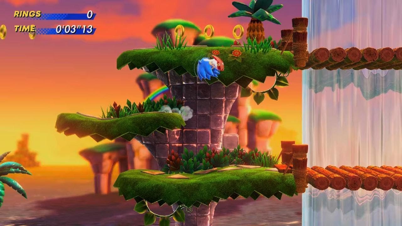 SONIC SUPERSTARS Bridge Island Zone ACT 2 [Prior 3rd place world record ...