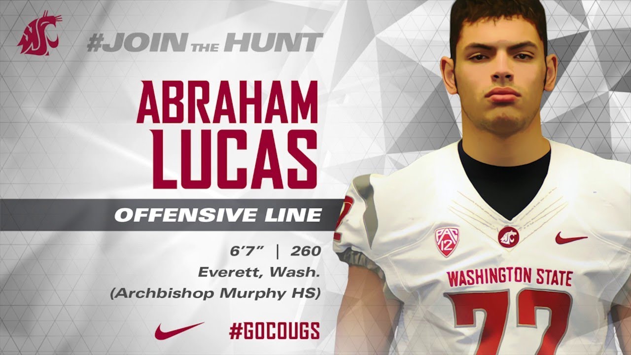 Film Breakdowns | Washington State Cougar Abraham Lucas - YouTube