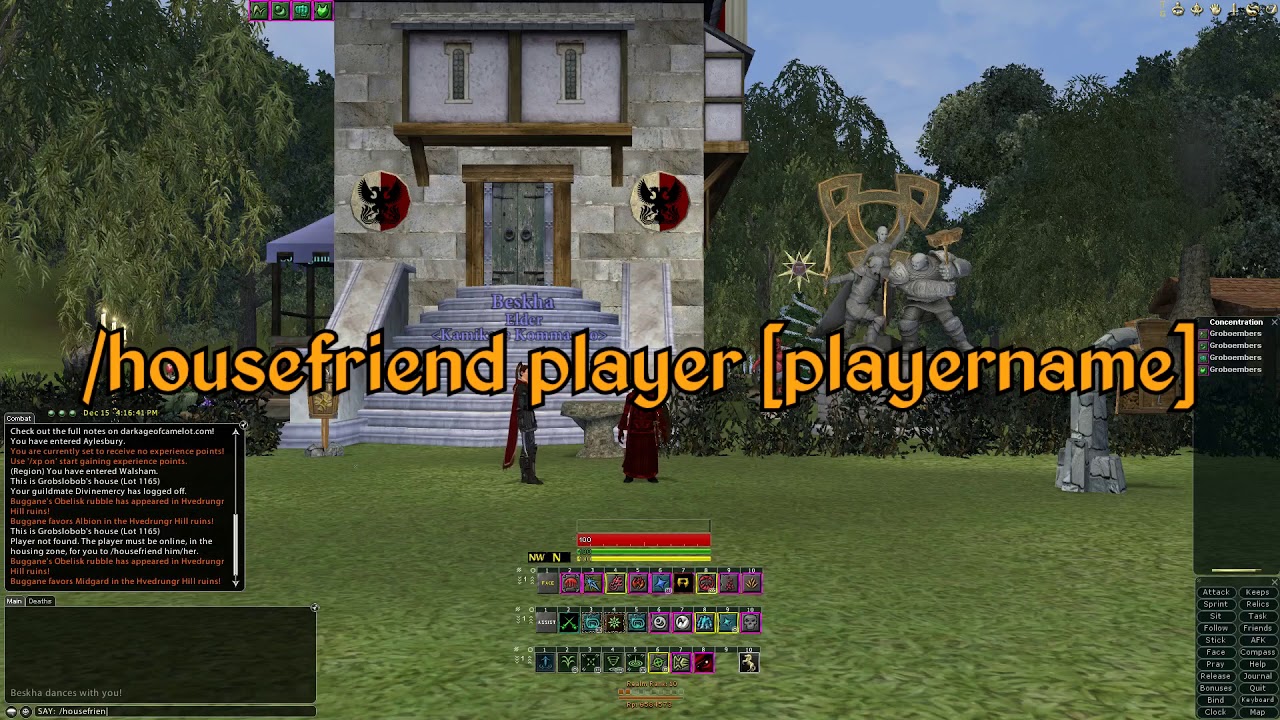 DAoC Housing Tutorial - Access and Permissions - YouTube