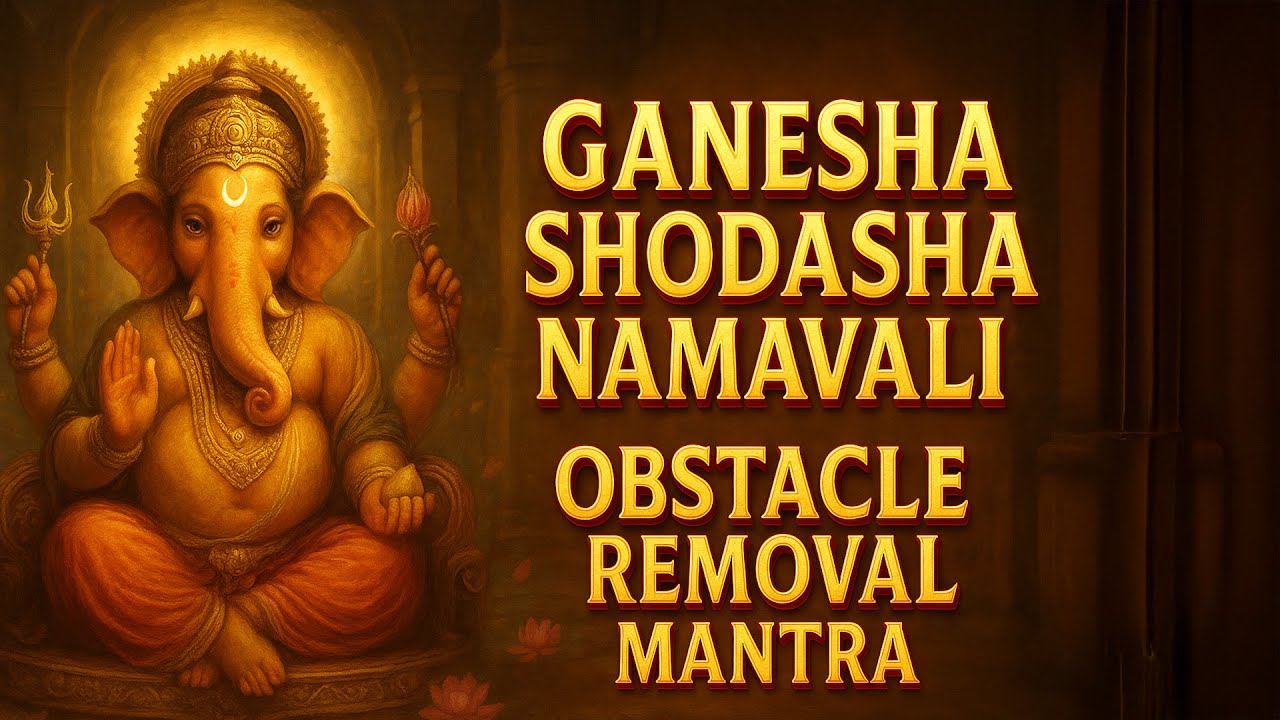 Ganesha Shodasha Namavali | 16 Sacred Names of Lord Ganesha - YouTube