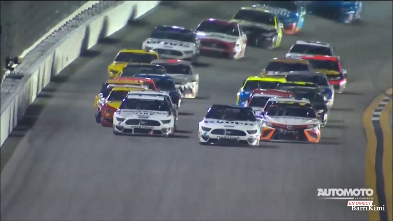 NASCAR Cup Series Daytona 500 2020 The Big One French Commentary - YouTube