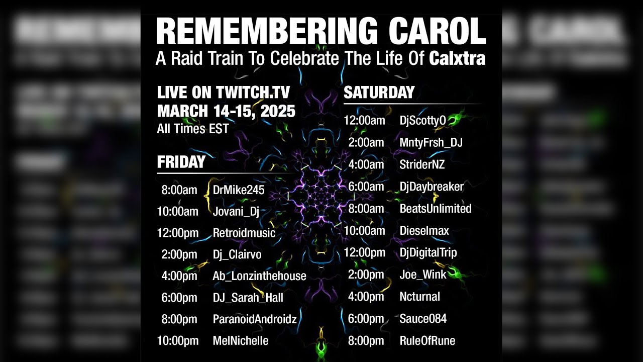 2025 03.14 — Remembering Carol (Calxtra) - YouTube