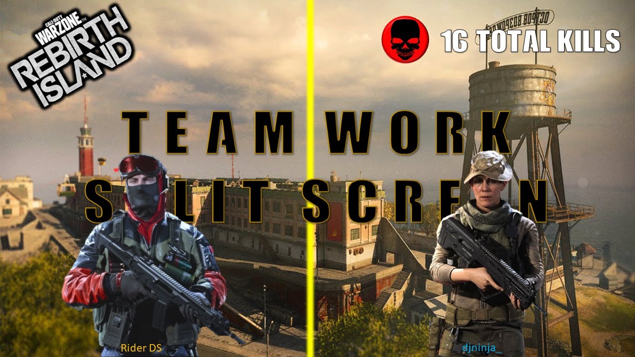 Call of Duty® Warzone Rebirth Island - Team Work in Split Screen (PT ...