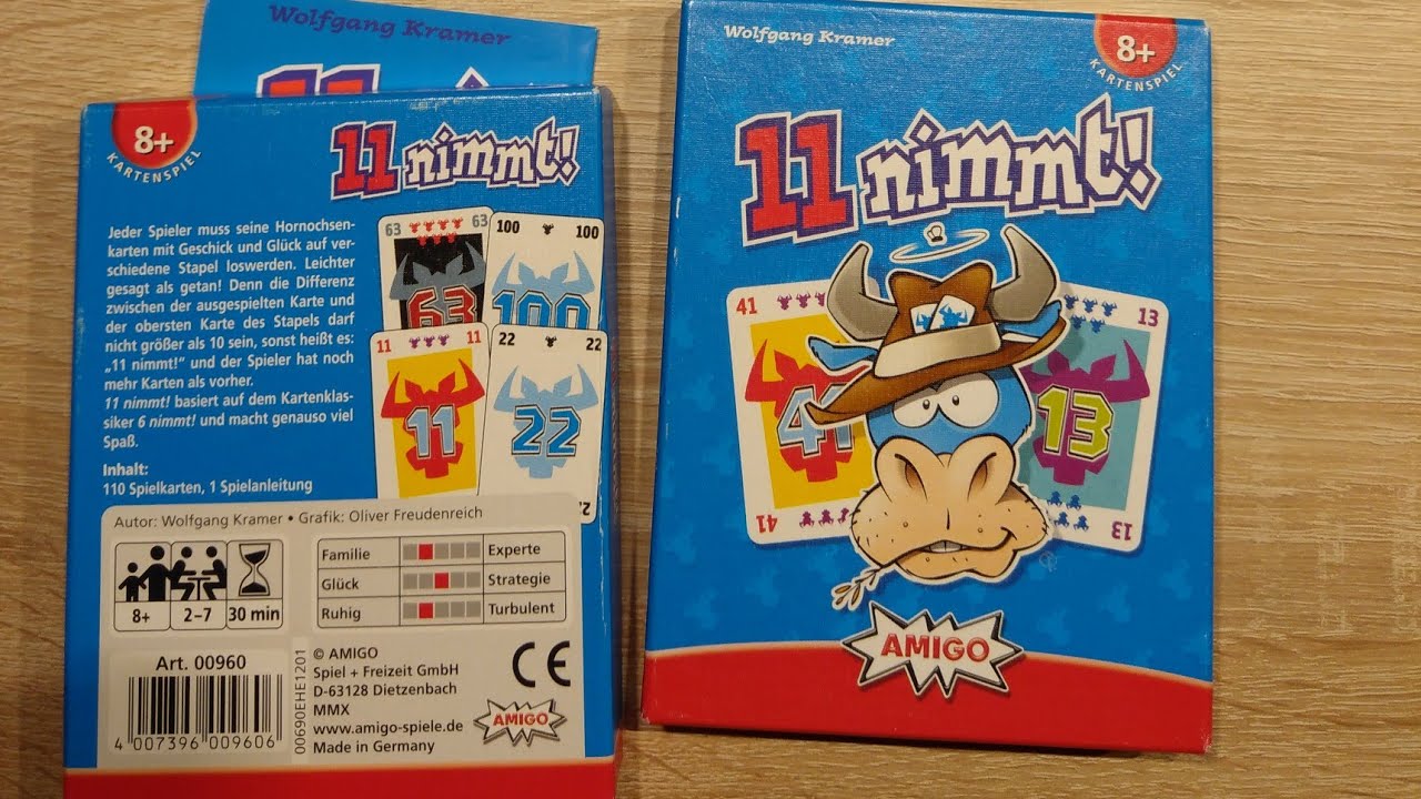 11 nimmt! - reimplementation of 6 nimmt! - how to setup play and review ...