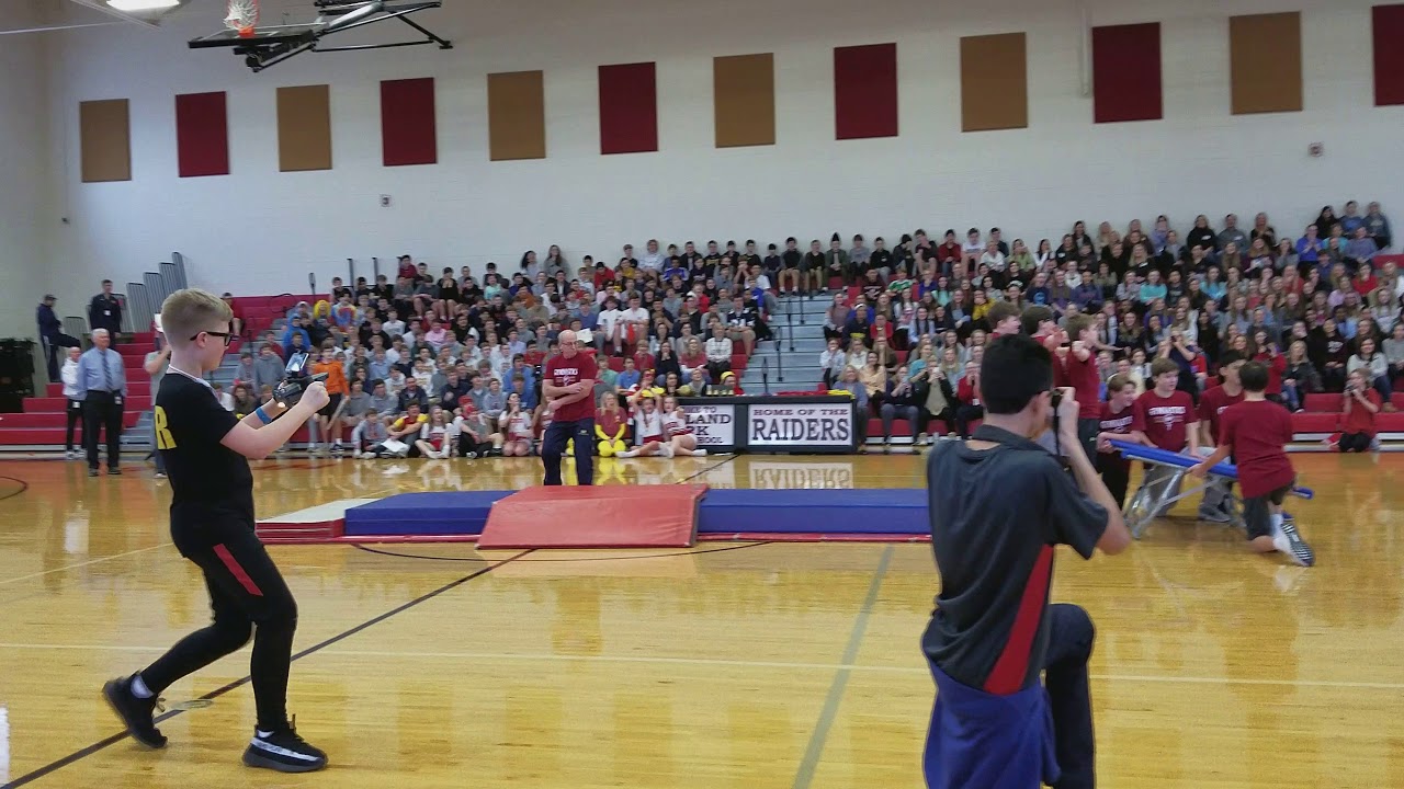 HPMS Gymnastics Pep Rally - YouTube