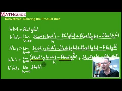 Derivatives: Deriving the Product Rule - YouTube